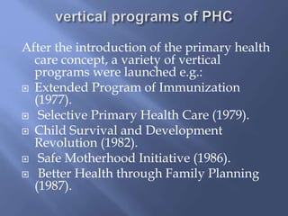 Primary health care p p t | PPTX | Health Insurance | Insurance