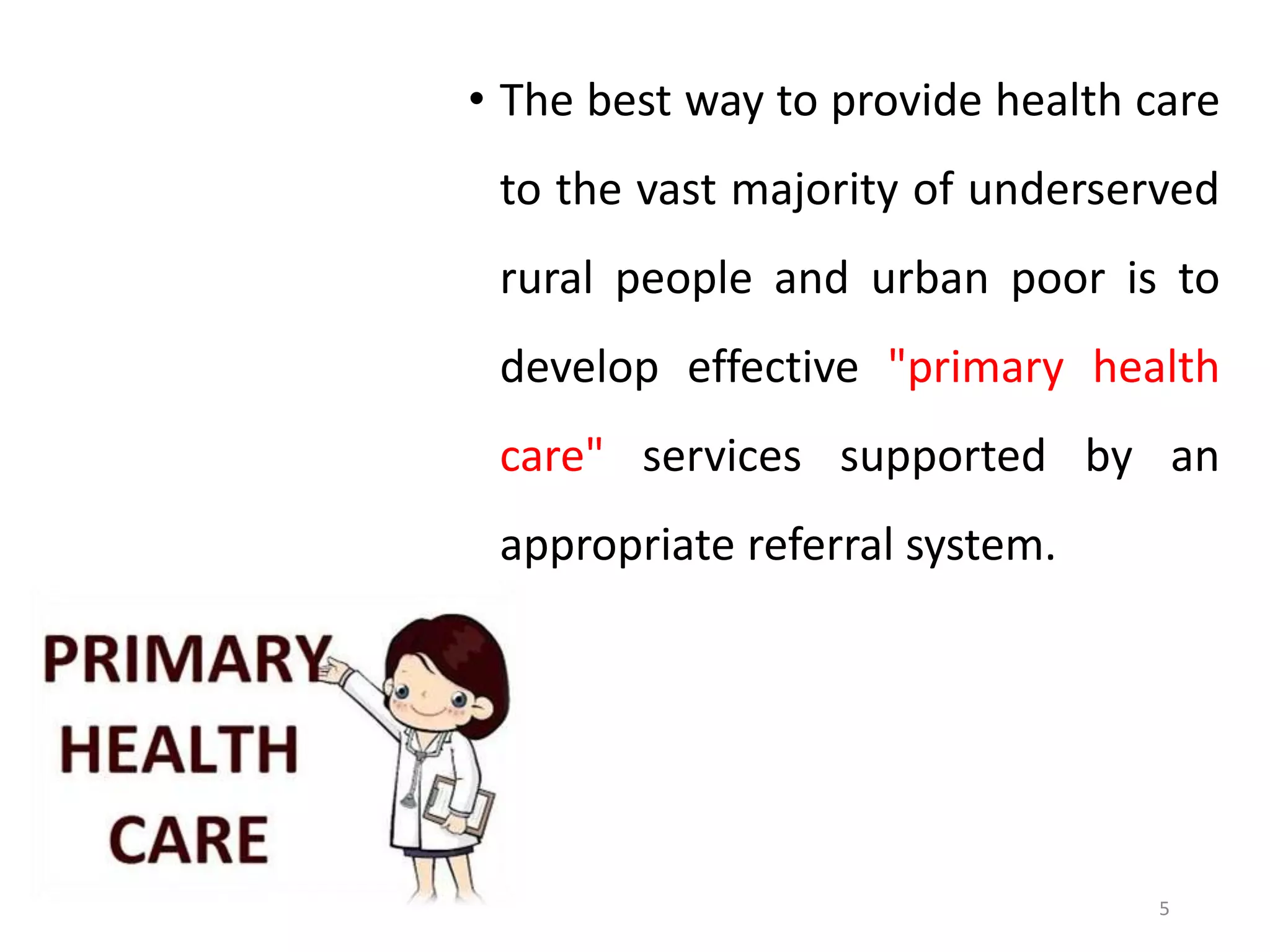 Primary health care in India | PPTX