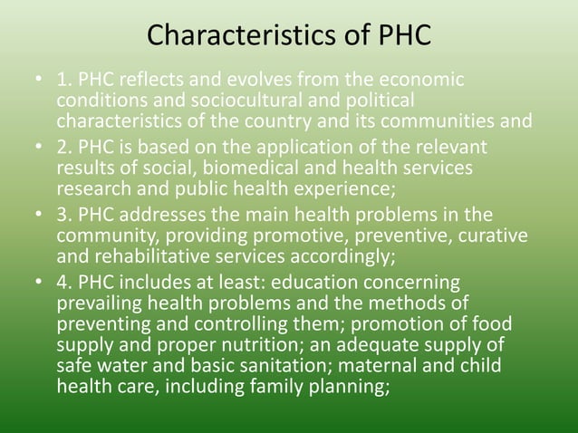 Primary health care slide share | PPTX