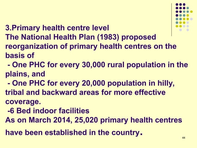 Primary health care system in India =. ppt | PPT