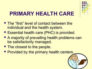 Primary health care system in India =. ppt | PPT