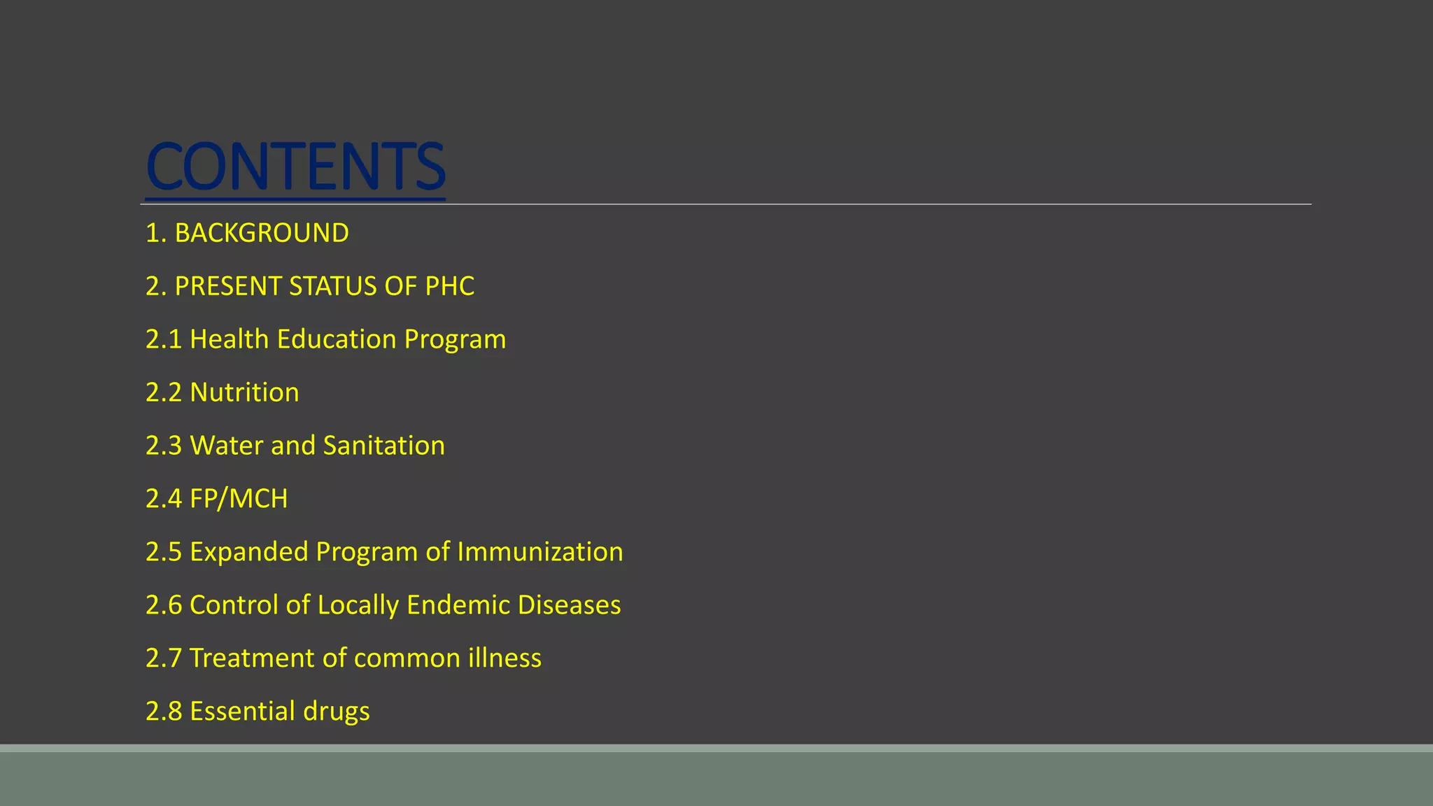 Primary health care system in nepal | PPTX