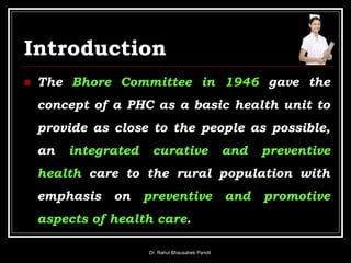 Primary health centre | PPTX