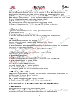 Primary health centre organization and functions | PDF