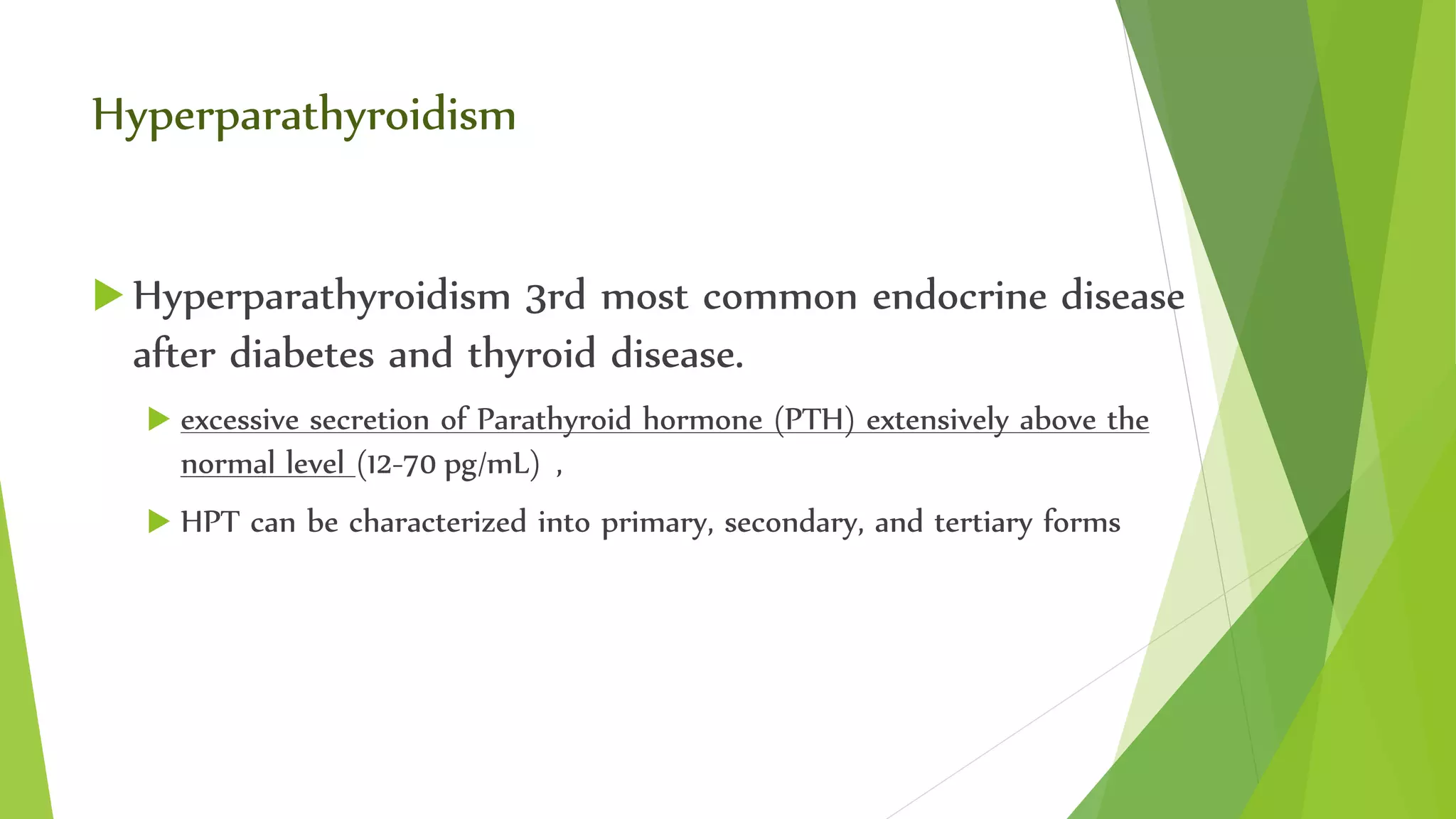 Primary hyperparathyroidism | PPTX