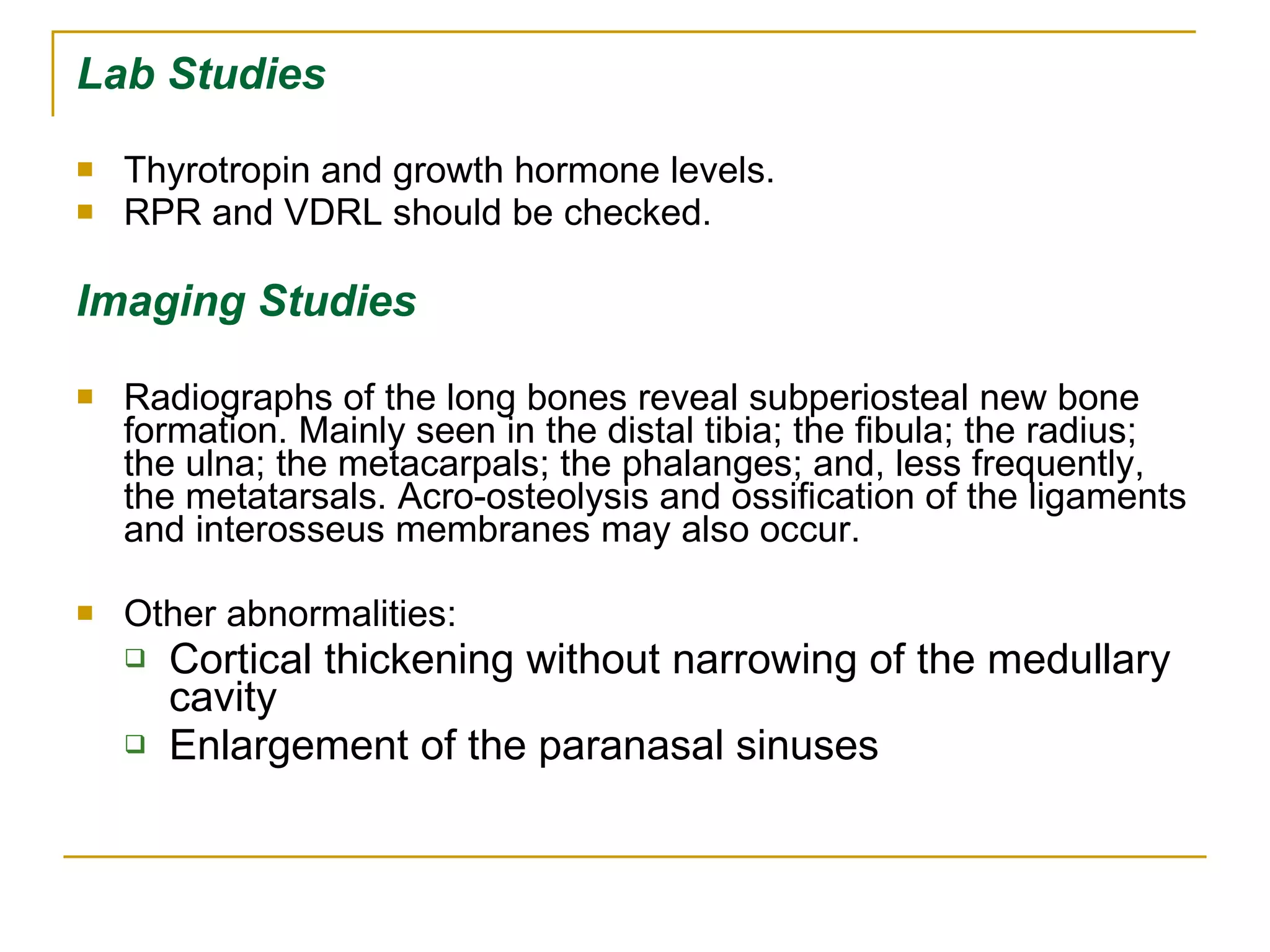 Primary hypertrophic osteoarthropathy (hpoa) | PPT