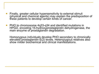 Primary hypertrophic osteoarthropathy (hpoa) | PPT