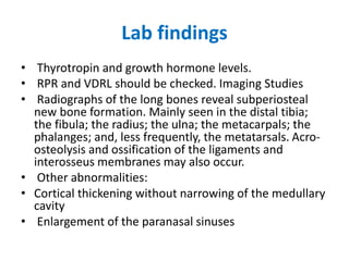Primary hypertrophic osteoarthropathy (hpoa) | PPTX