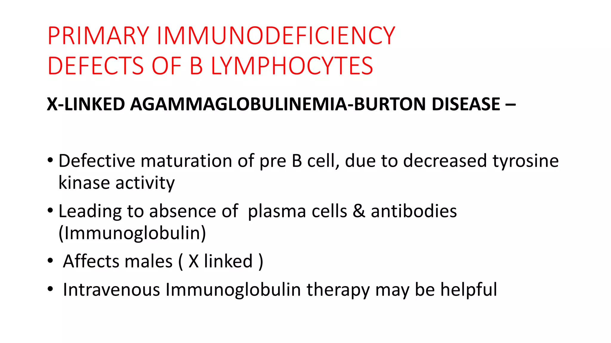 PRIMARY IMMUNE DEFICIENCY DISEASES | PDF