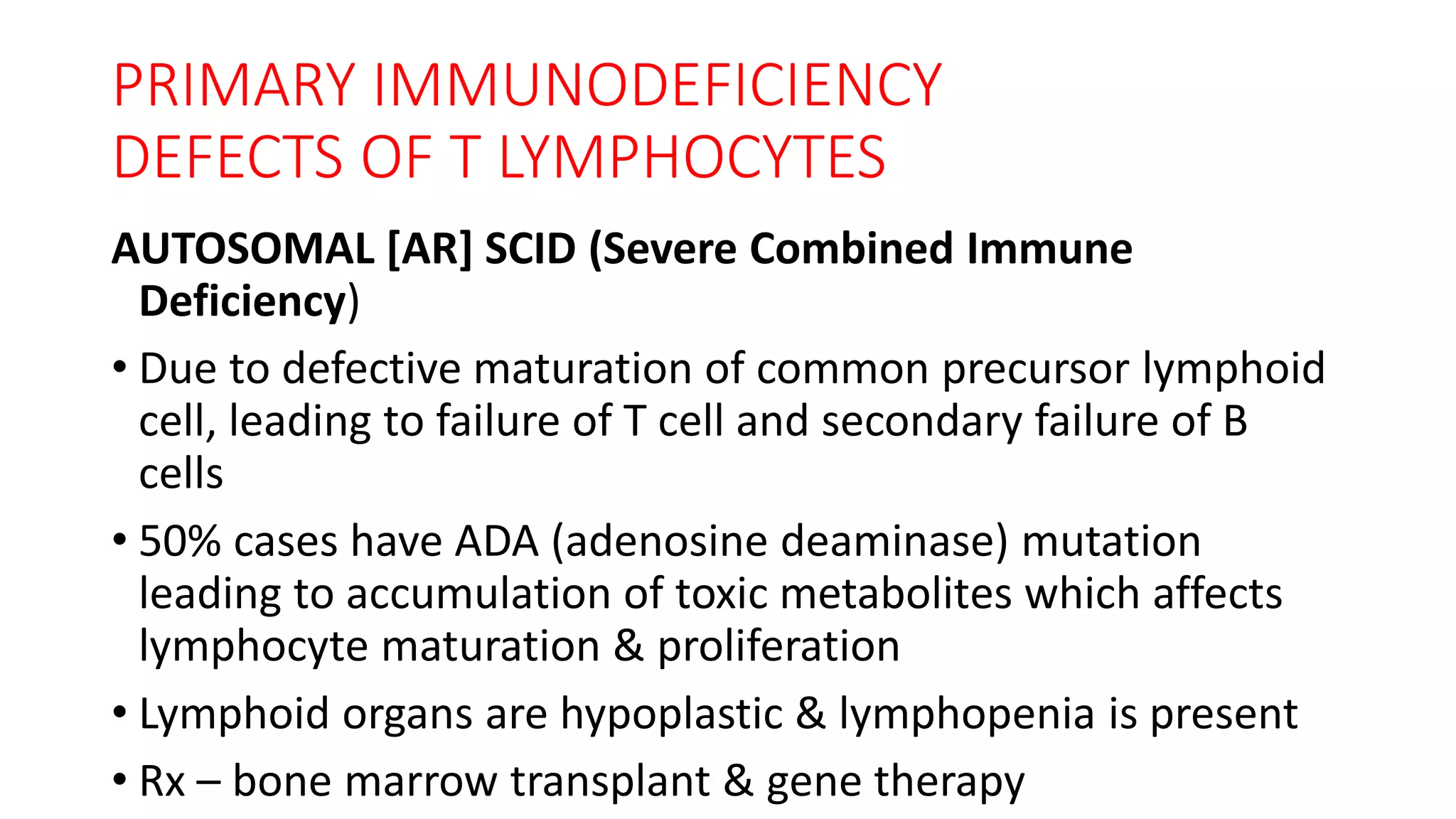 PRIMARY IMMUNE DEFICIENCY DISEASES | PPT
