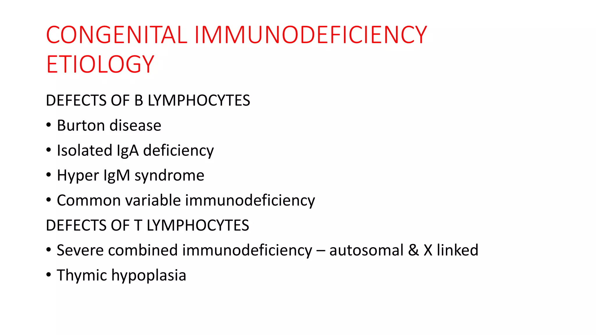 PRIMARY IMMUNE DEFICIENCY DISEASES | PDF