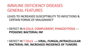 PRIMARY IMMUNE DEFICIENCY DISEASES | PPT
