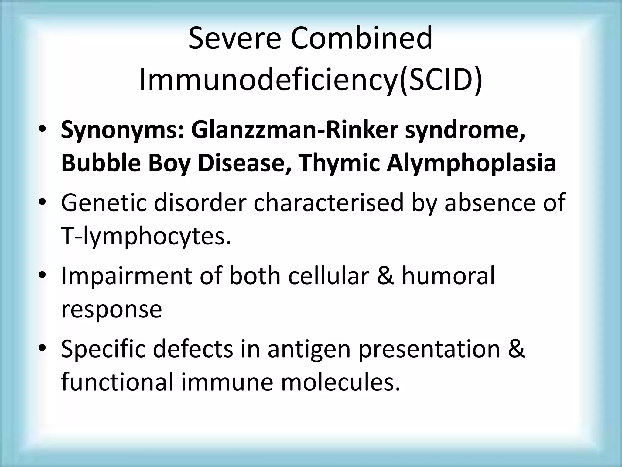 Primary immune dificiency | PDF