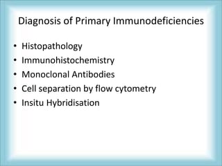 Primary immune dificiency | PDF