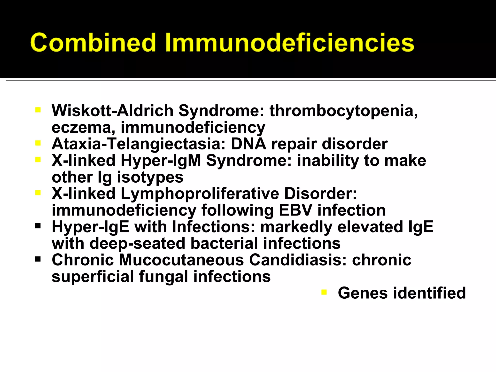 Primary immunodeficiencies | PPT