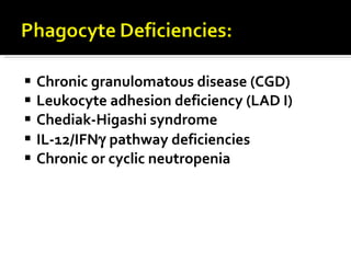 Primary immunodeficiencies | PPT