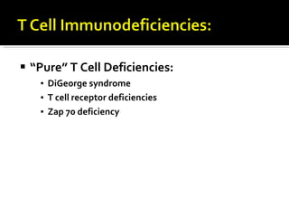 Primary immunodeficiencies | PPT