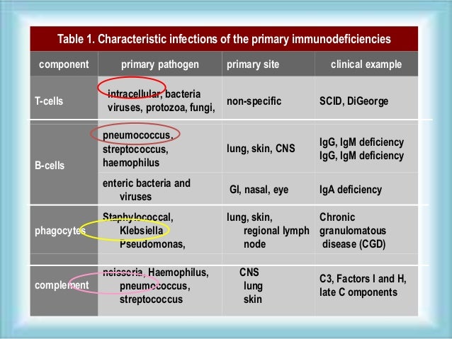 Primary immunodeficiency