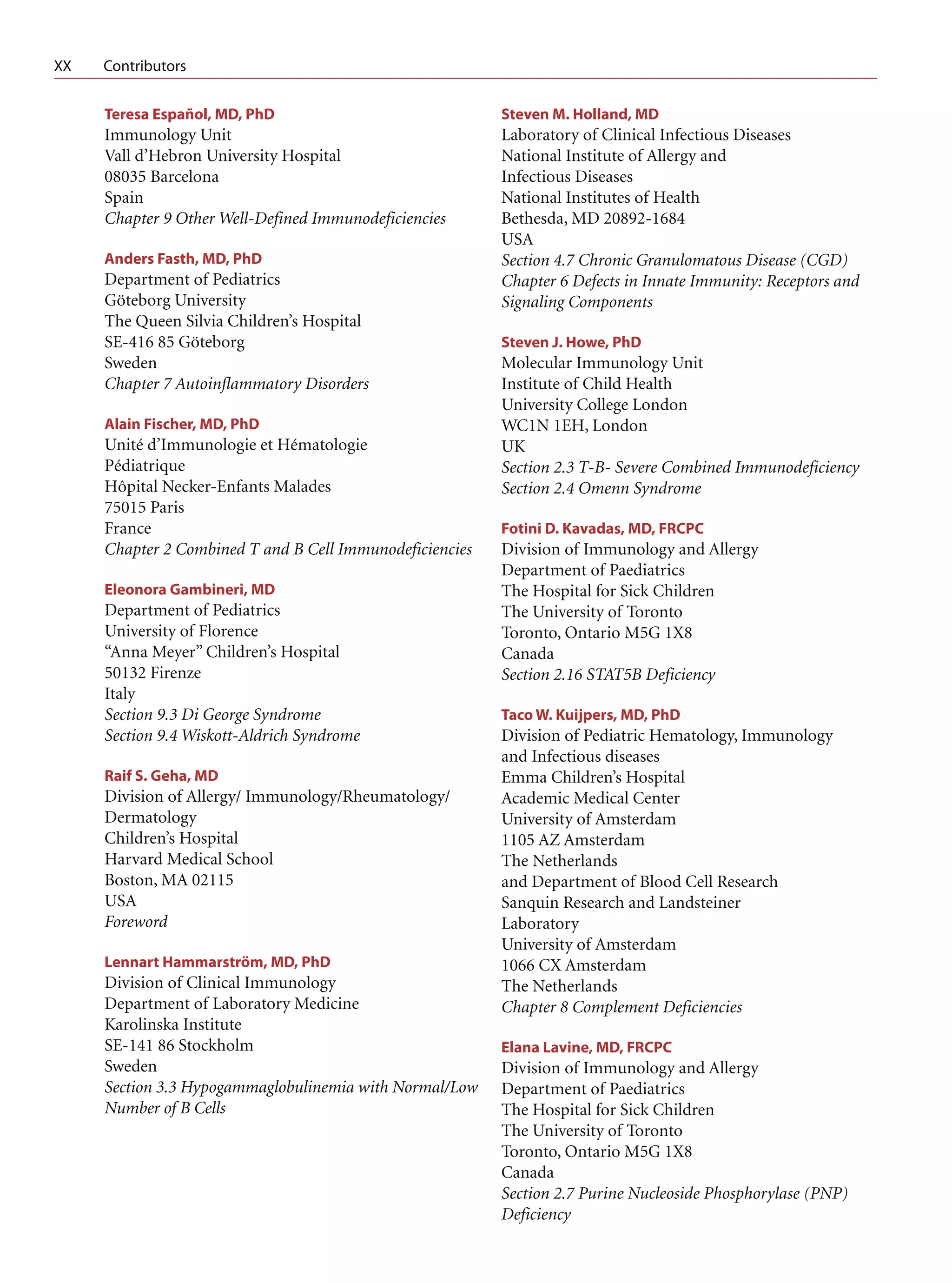 Primary Immunodeficiency Diseases | PDF