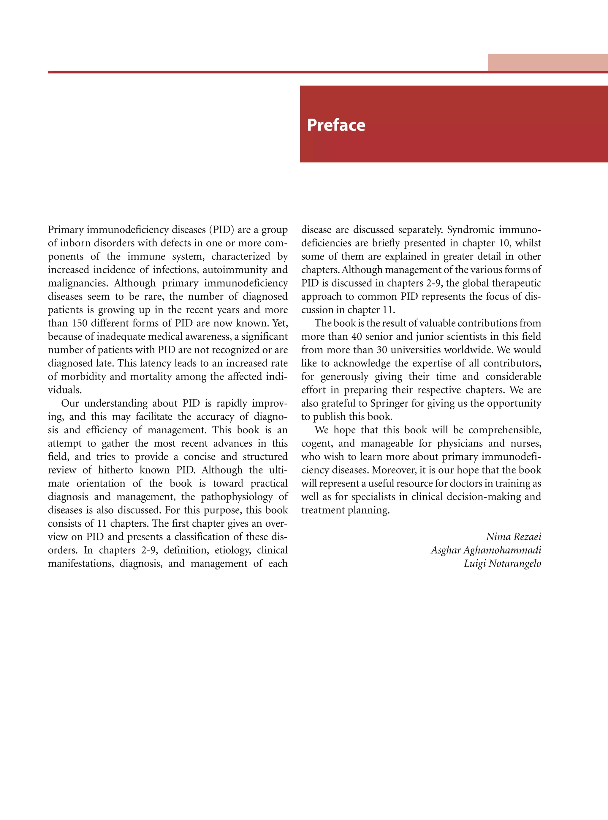 Primary Immunodeficiency Diseases | PDF