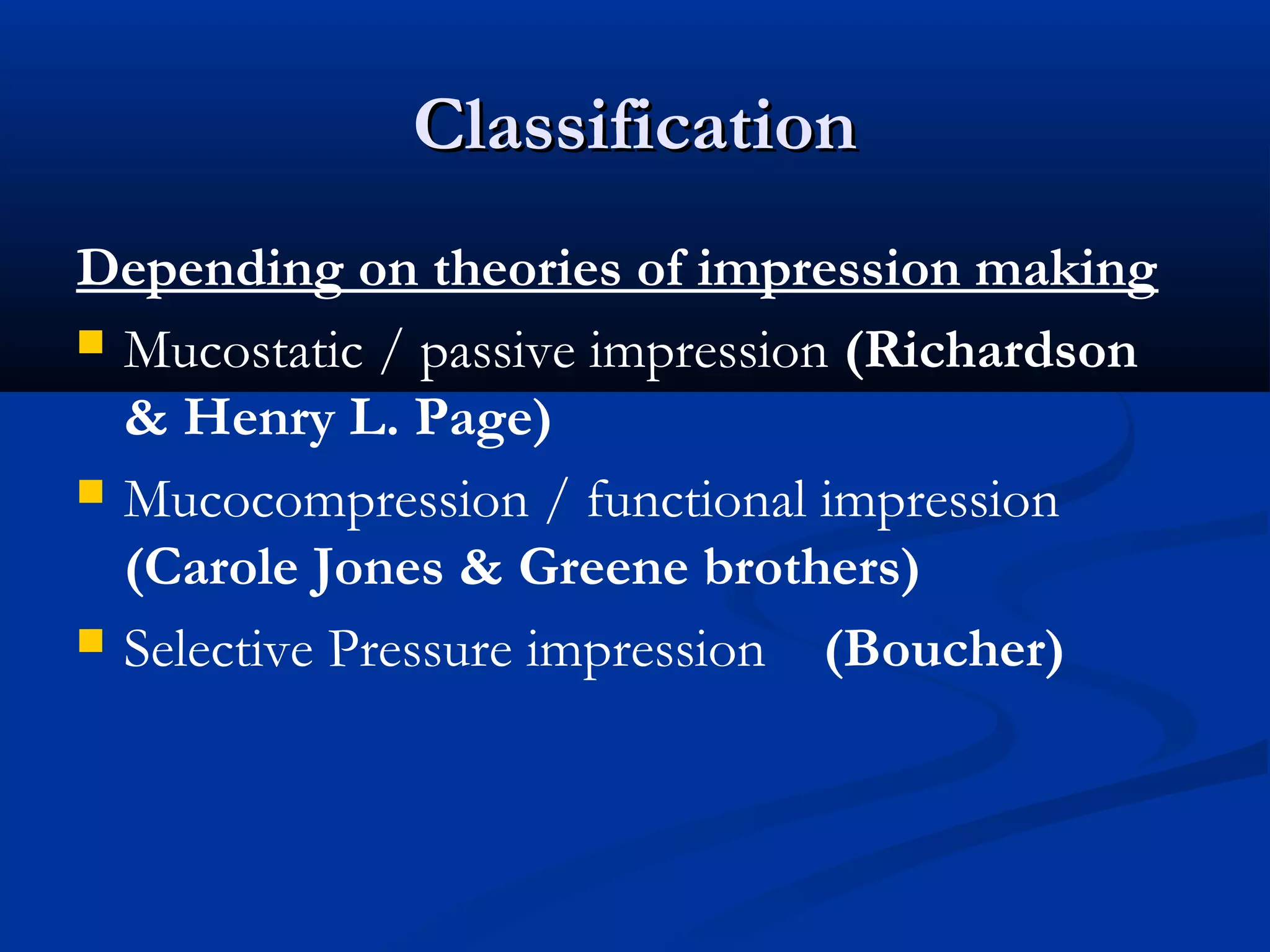 Primary impression | PPT