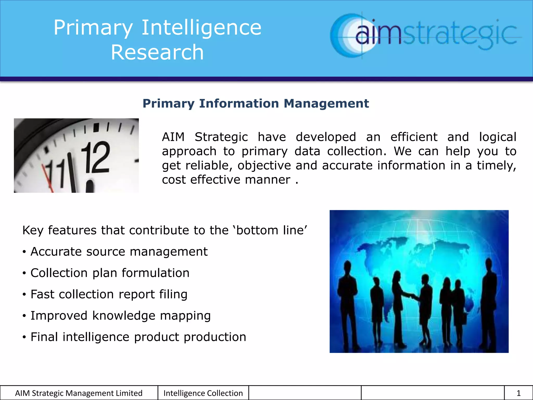 Primary intelligence | PPT