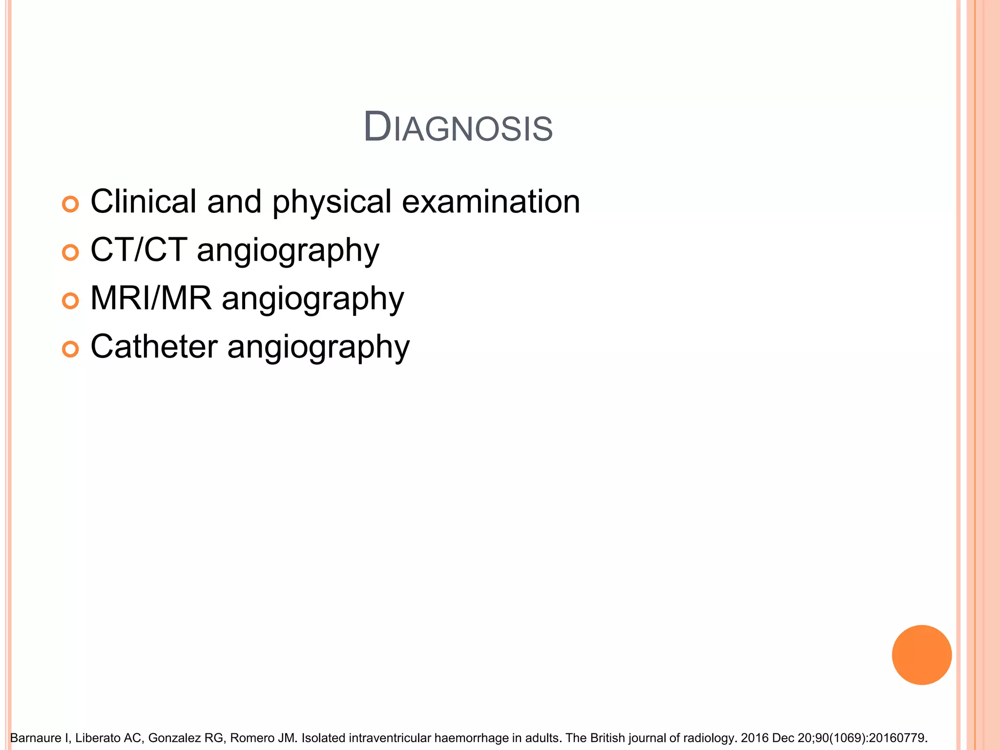 Primary Intraventricular Haemorrhage | PPTX