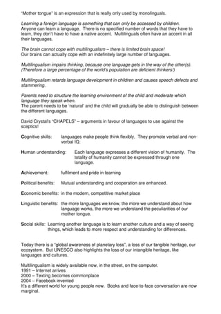 Primary Languages Show 2011 | PDF