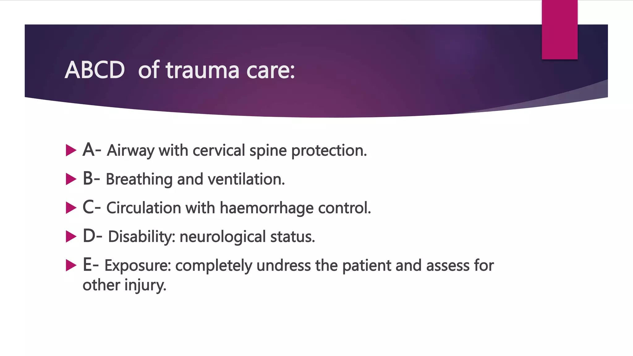PRIMARY MANAGEMENT OF TRAUMA.pptx