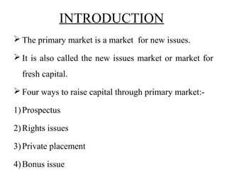 Primary market | PPT