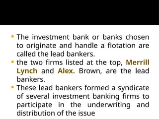 Primary market: functions of investment pptx | PPT