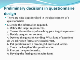 Primary market research | PPT