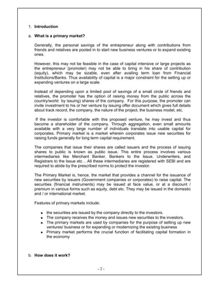 Primarymarkets | PDF