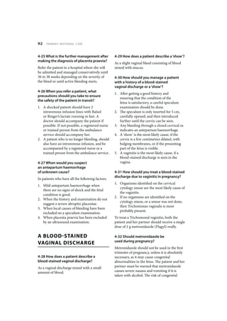 Primary Maternal Care: Antepartum haemorrhage | PDF