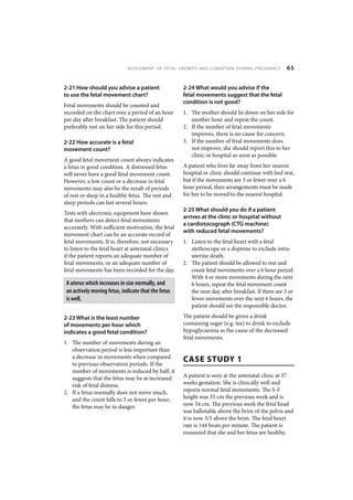 Primary Maternal Care: Assessment of fetal growth and condition during ...