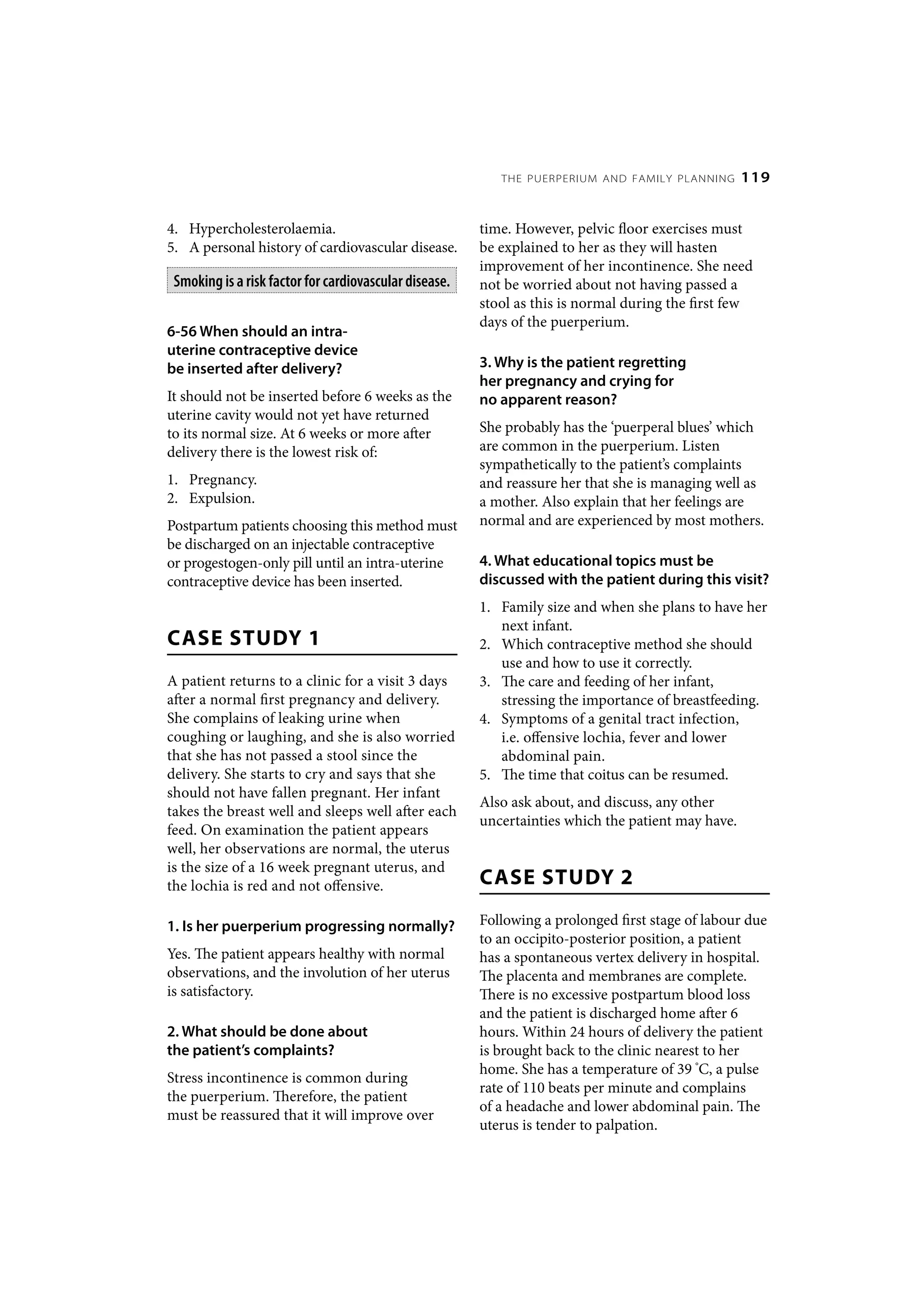 Primary Maternal Care: The puerperium and family planning | PDF