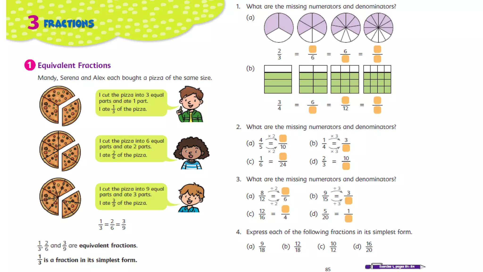 Primary Mathematics Fractions | PPT