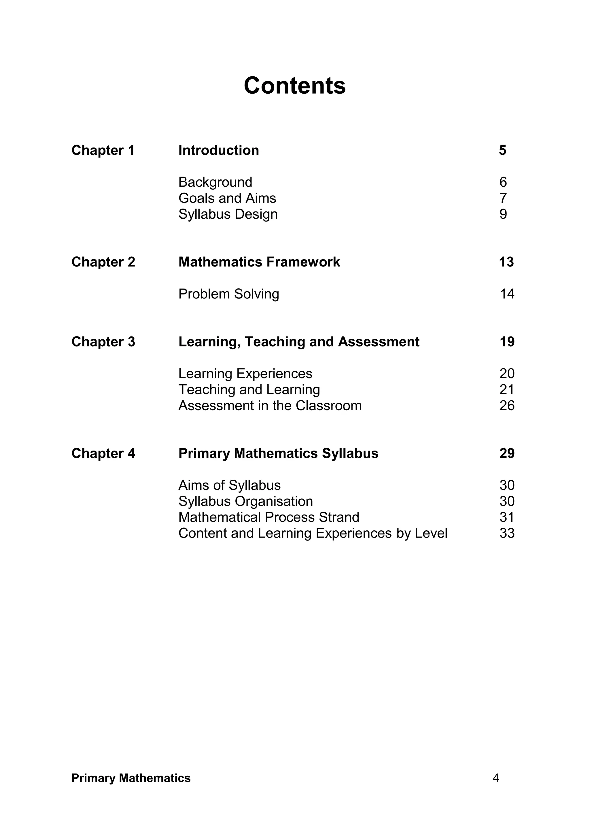 Primary mathematics syllabus_primaria singapur | PDF