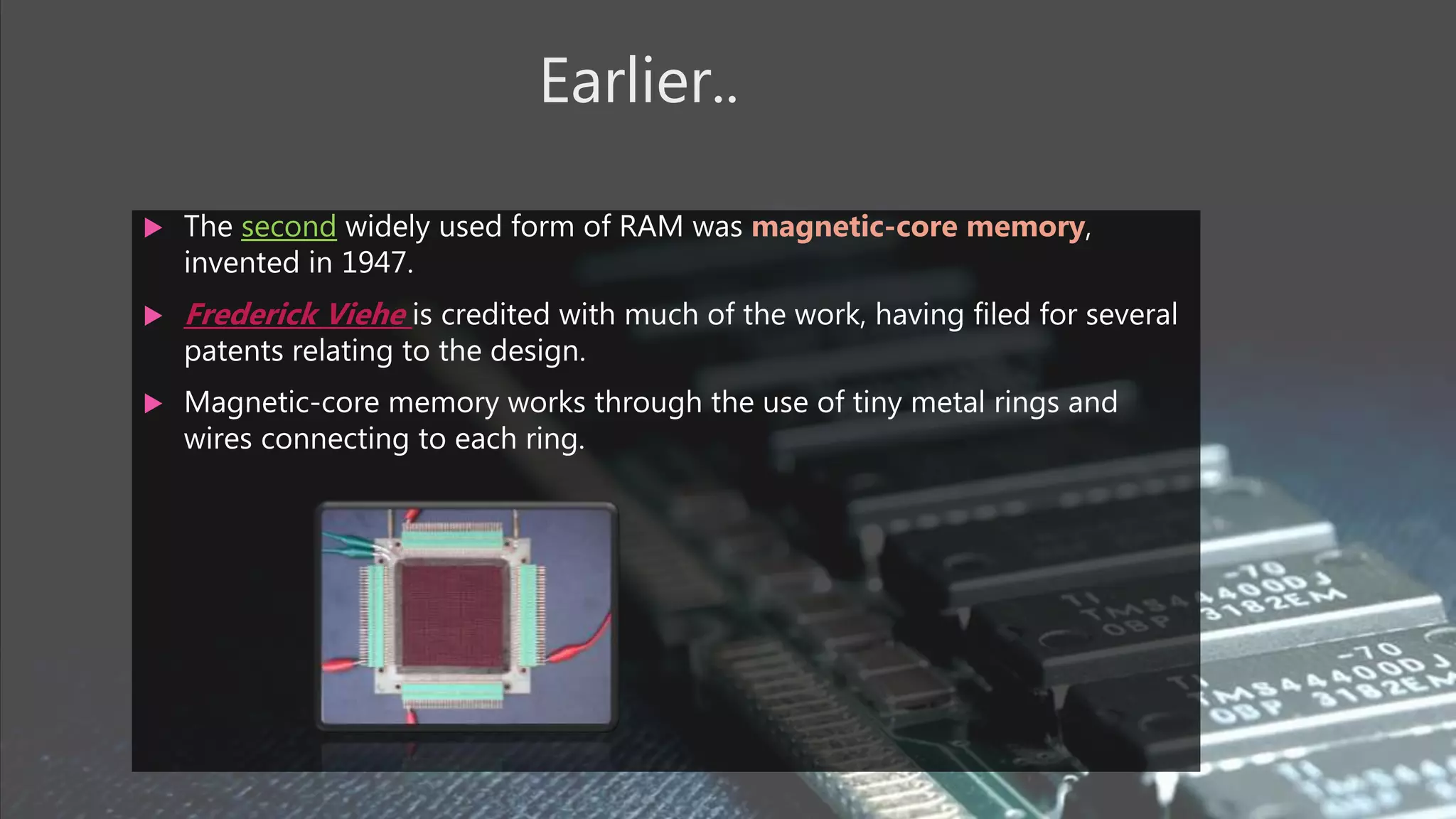 RAM :A primary Memory | PPTX