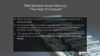 RAM :A primary Memory | PPTX