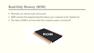 Primary memory (main memory) | PPTX