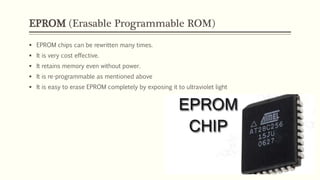 Primary memory (main memory) | PPTX