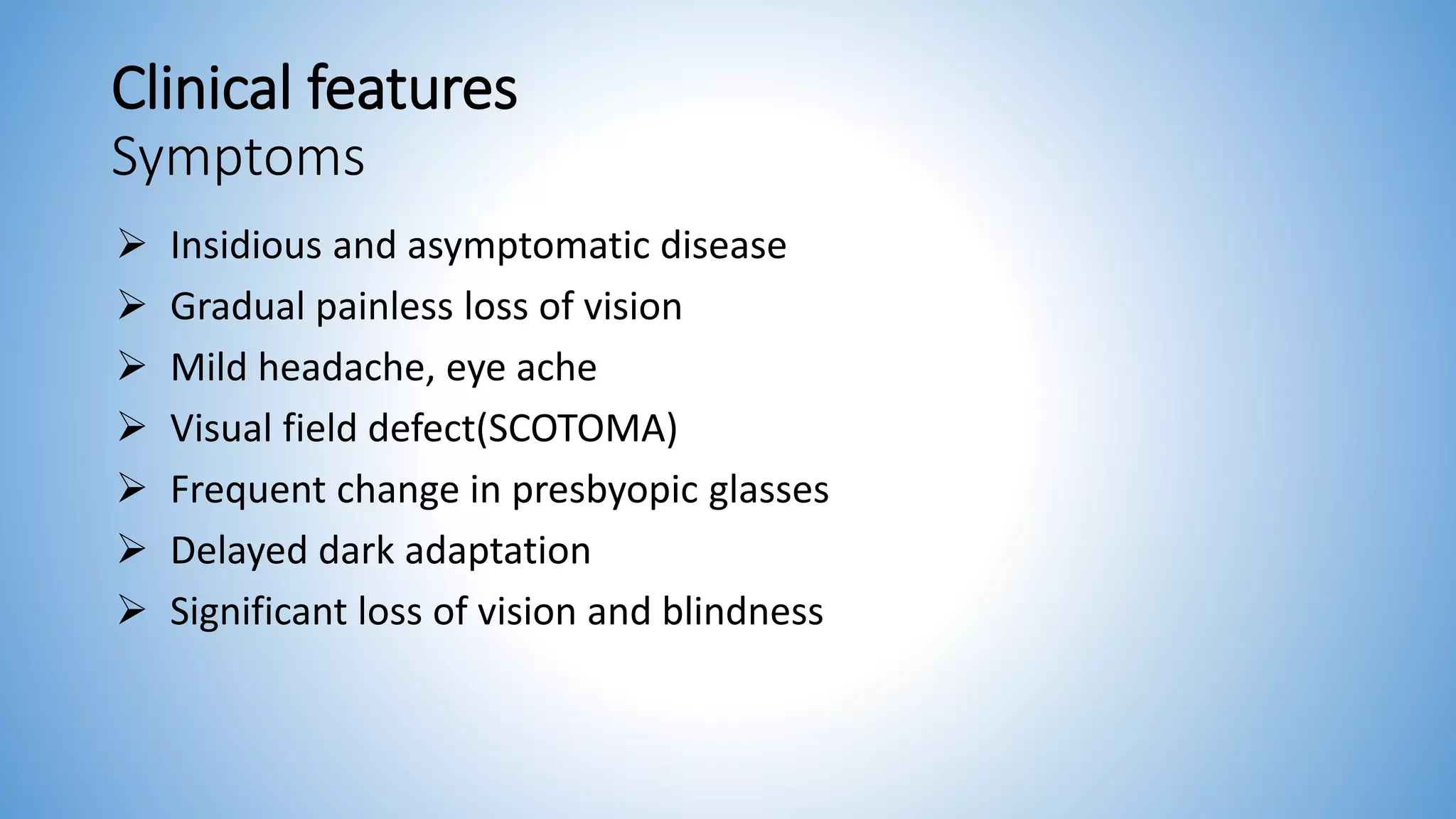 Primary open angle glaucoma | PPTX