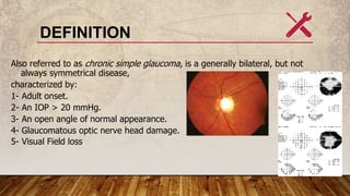 Primary open angle glaucoma | PPTX