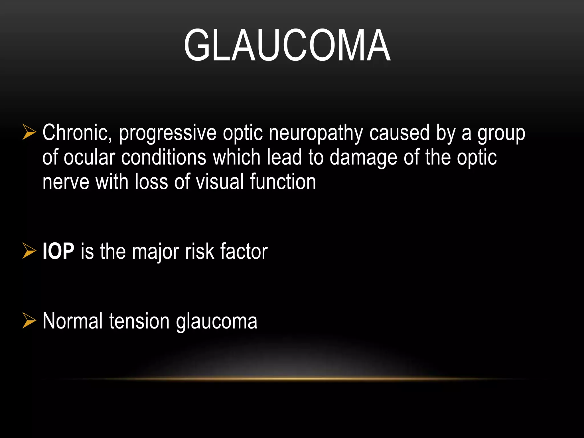 Primary open angle glaucoma (poag) | PPTX Primary open angle glaucoma (poag) | PPTX