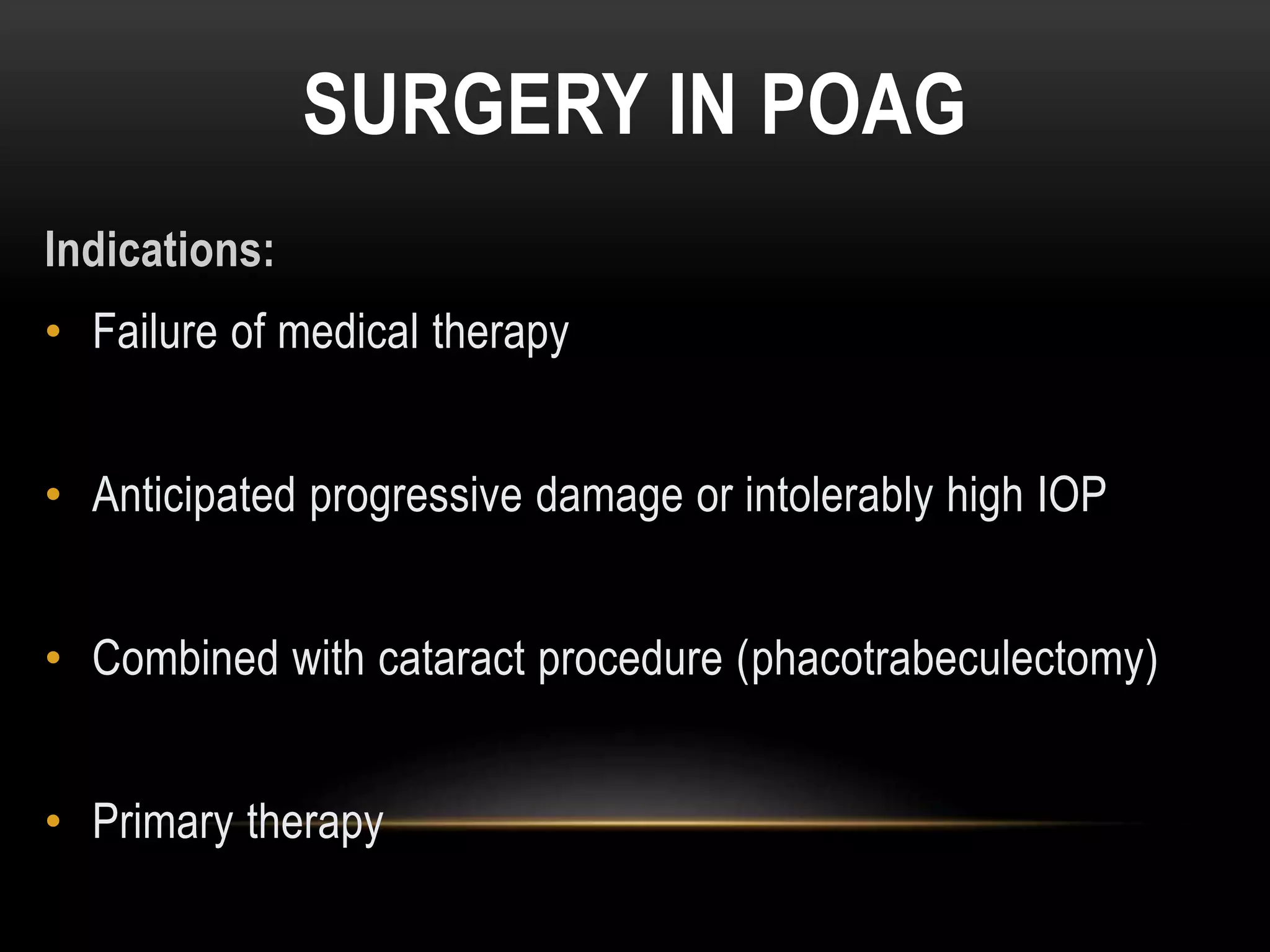 Primary open angle glaucoma (poag) | PPTX