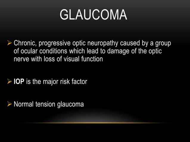 Primary open angle glaucoma (poag) | PPTX | Eye and Vision Conditions | Diseases and Conditions