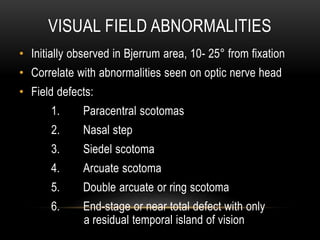 Primary open angle glaucoma (poag) | PPTX