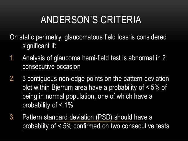 Primary open angle glaucoma (poag)