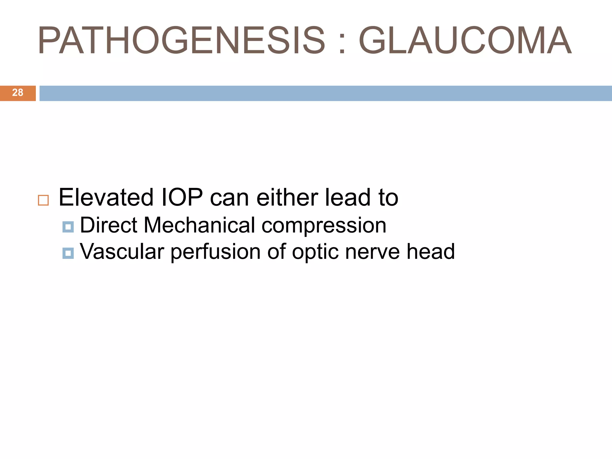 Primary open angle glaucoma(POAG) | PPTX